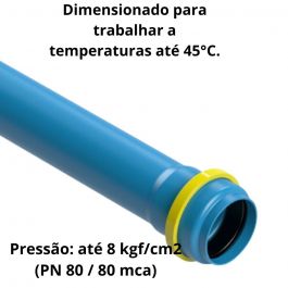 Tubo Dn100 Pn80 Em Pvc Para Irrigação Asperbras - Venha Conhecer A Ferpam